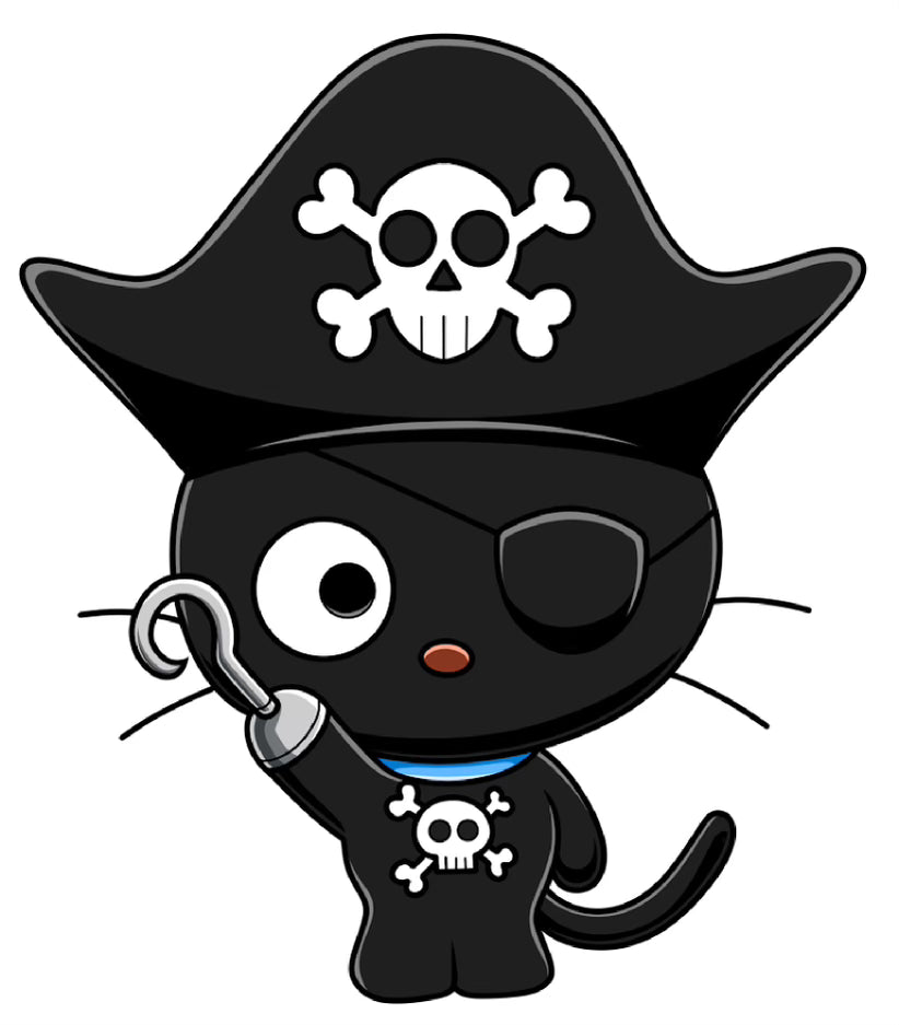 Halloween Cat Sticker – Saru Regime